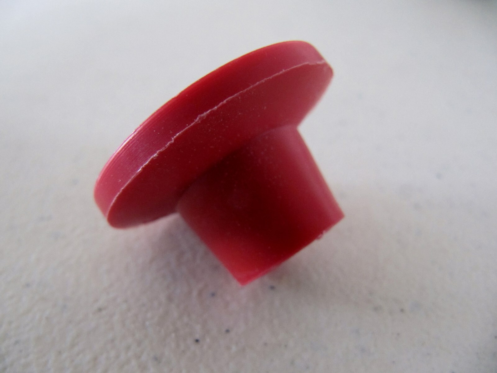 Dimco Gray Push Pull Knob, Red Thermoplastic 1/4-20 x 7/16 Insert ...
