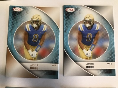 2023 SAGE Jake Bobo 2 card RC Lot w/ Silver parallel FREE Shipping UCLA ...