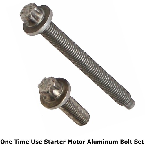 06-16 BMW 1 3 5 Z4 X3 X5 Starter Motor Aluminum One Time Use Bolt Set 0 ...