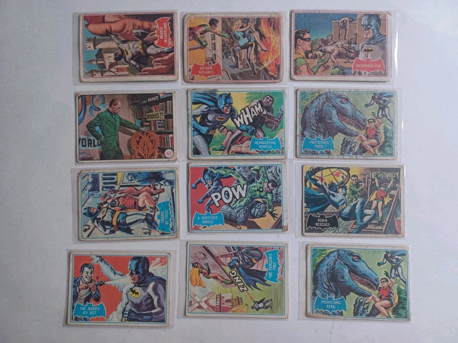 Batman 1966 TV Show - 14 Trading Cards | eBay