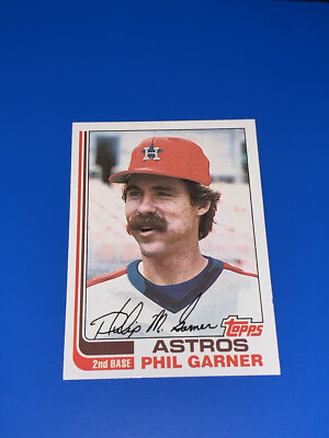 1982 Topps Phil Garner Baseball Card Houston Astros #683 Set Break NM ...