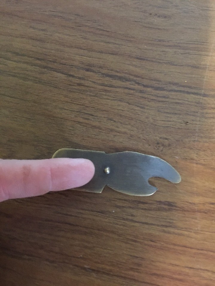 Coca Cola Bottle Opener Solid BRASS Keychain Tool Patina Coke Pepsi ...