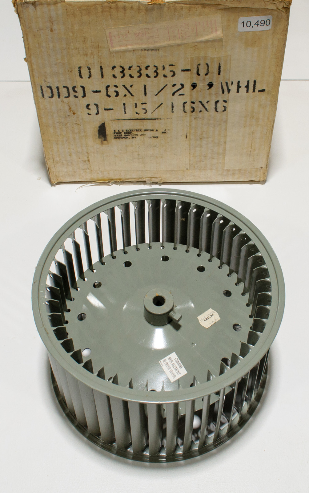 LAU 01333501 Blower Wheel DD9-6X 1/2" Bore CW 9 15/16 x 6 x 1/2 | eBay