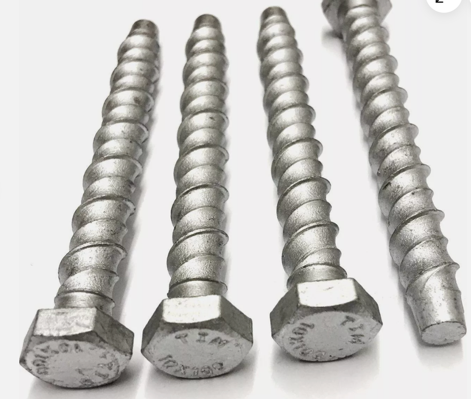 MASONRY CONCRETE BOLTS THUNDERBOLT ANCHOR TIMCO MULTI FIX HEX FLANGE ...