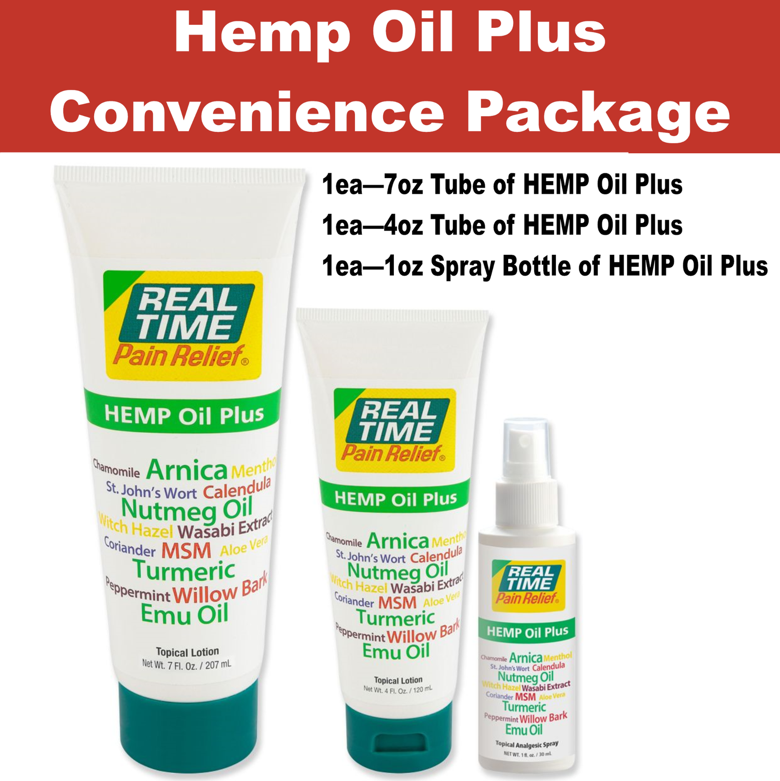 Real Time Pain Relief - Hemp Oil Plus | eBay