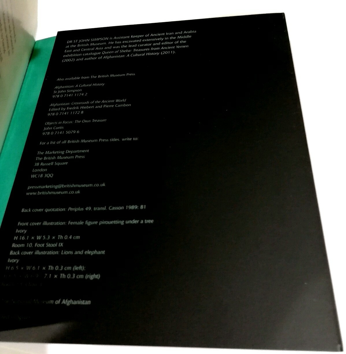 The Begram Hoard: Indian Ivories from Afghanistan by St John Simpson ...