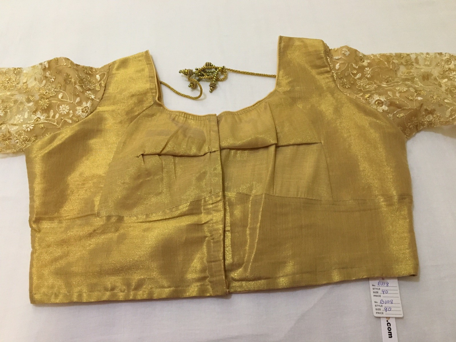 Ready made Saree Blouse, sharee blouse, indian choli Size 40 Golden | eBay