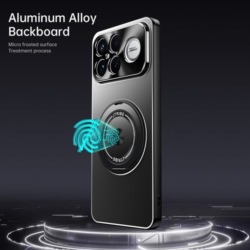 Metal Aluminum Armor Ring Holder Stand Cover Case For Xiaomi Redmi K90 ...