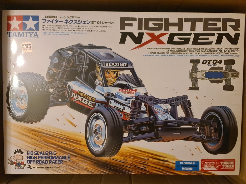 Tamiya Neo Fighter RC car+ Tamiya Fighter NXGEN, radio control kit, New ...