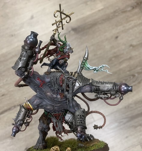 Skaven Thanquol And Boneripper Warhammer Age of Sigmar WELL PAINTED | eBay