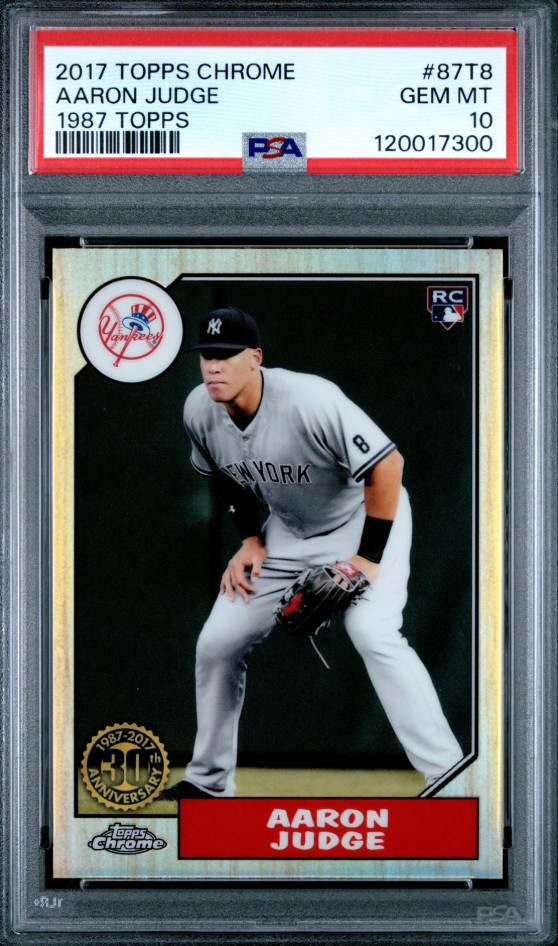 8 Great Aaron Judge Rookie Cards and 99 Most Watched Auctions