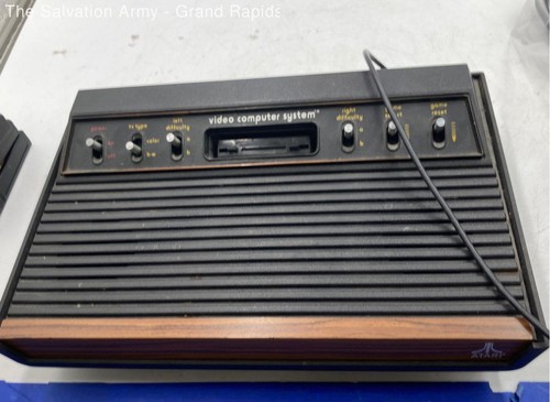 Atari 2600 Black Video Computer Home Console System With Games | eBay