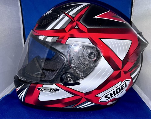 Shoei RF-1000 Full Face Motorcycle Helmet, red white black | eBay