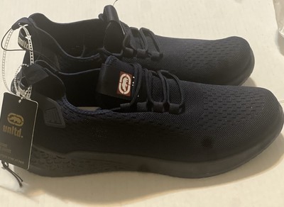 Ecko Unltd Navy Blue Textile Fabric Lace Up Athletic Sneakers Men Sz ...