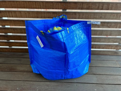 IKEA FRAKTA Medium Carrier Carry Bag 36L 25kg Shopping Laundry Sport ...