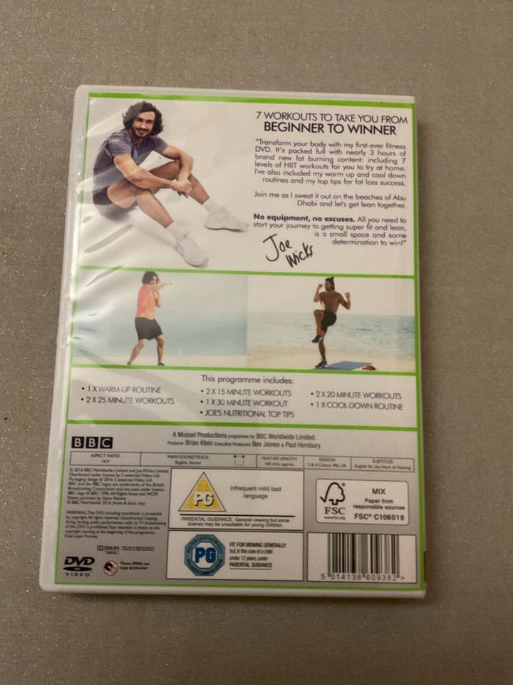 Joe Wicks the body coach workout dvd | eBay