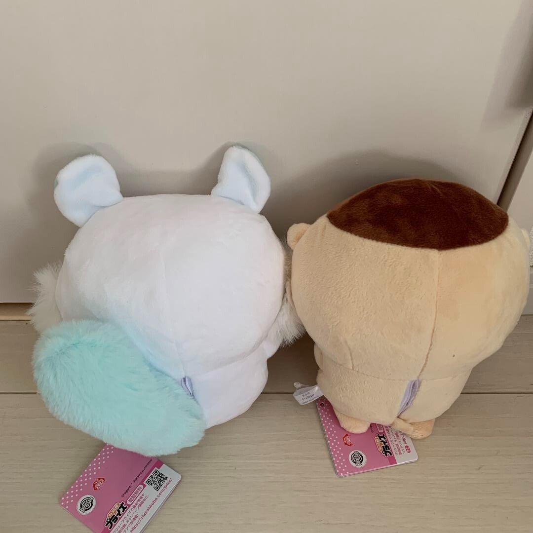 Chiikawa Plush toy voice Momonga & Kuri manju set of 2 | eBay