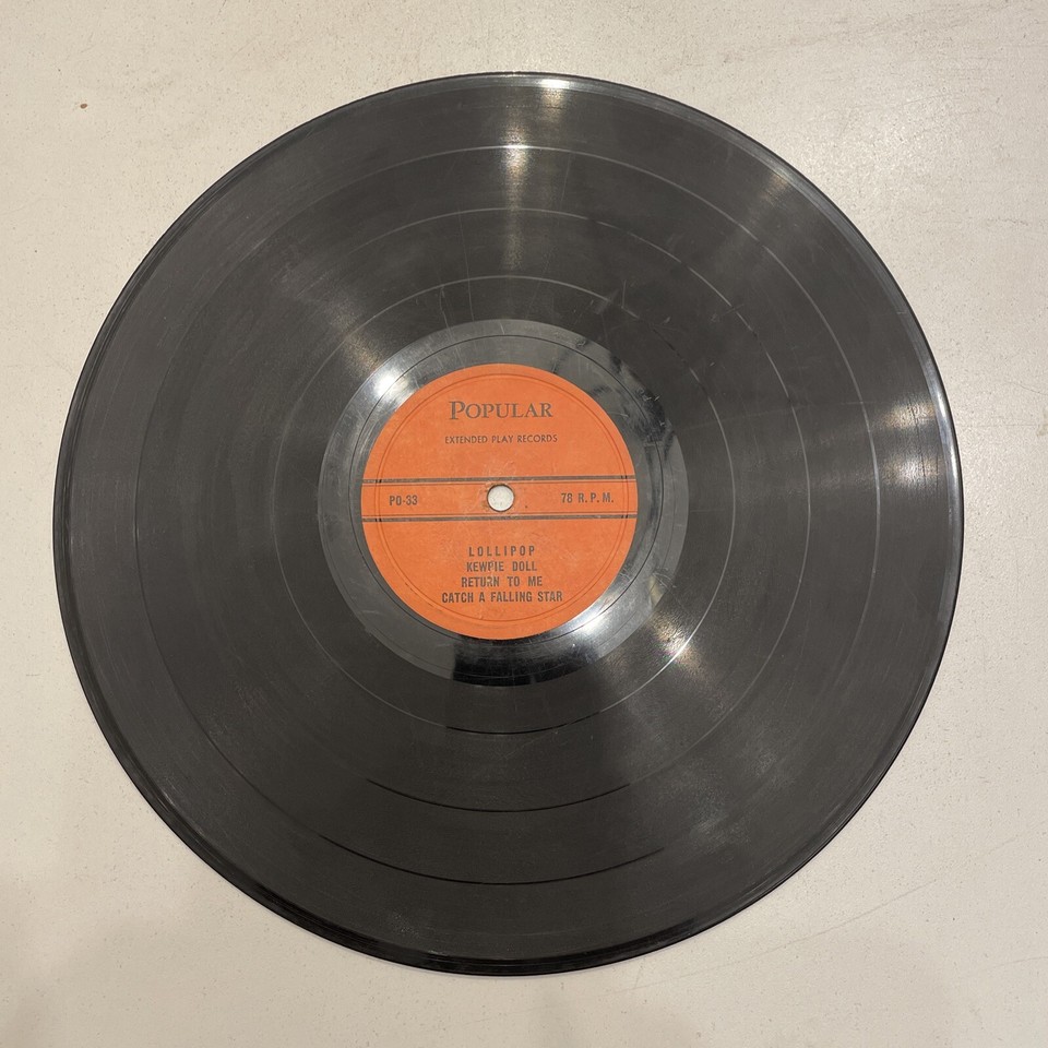 10" 78 RPM-Popular Extended Play Records: Tequila/Looking Back/Chanson ...