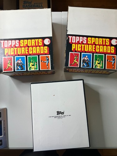 1987 Topps Baseball Rak-Pak Box - 24 Packs/48 Cards Rack Pack | eBay