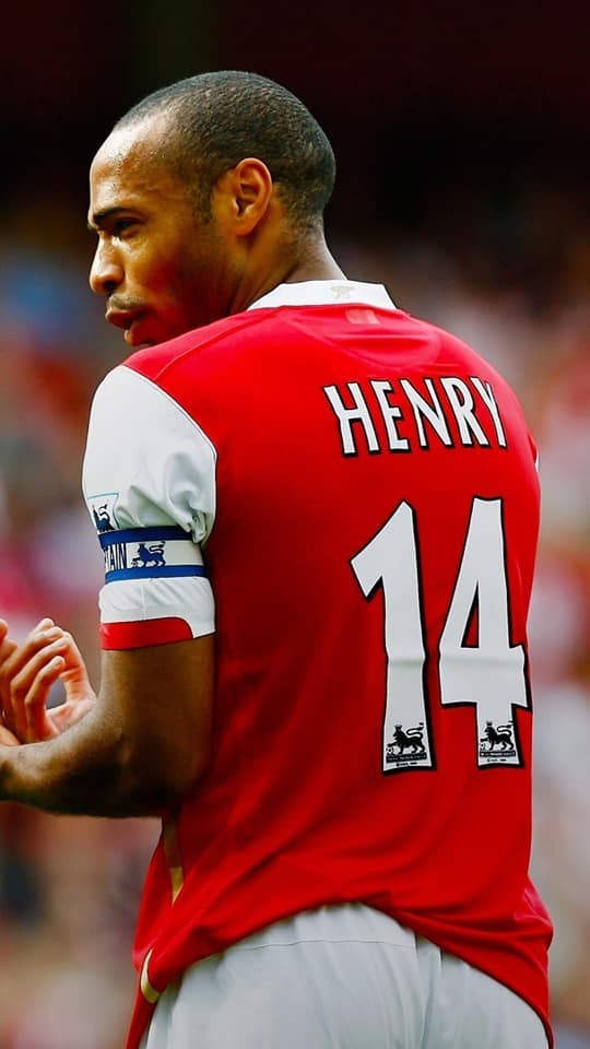 Y2K ARSENAL Jersey Shirt Henry Kit Soccer Football Premier 2006 - 2008 ...