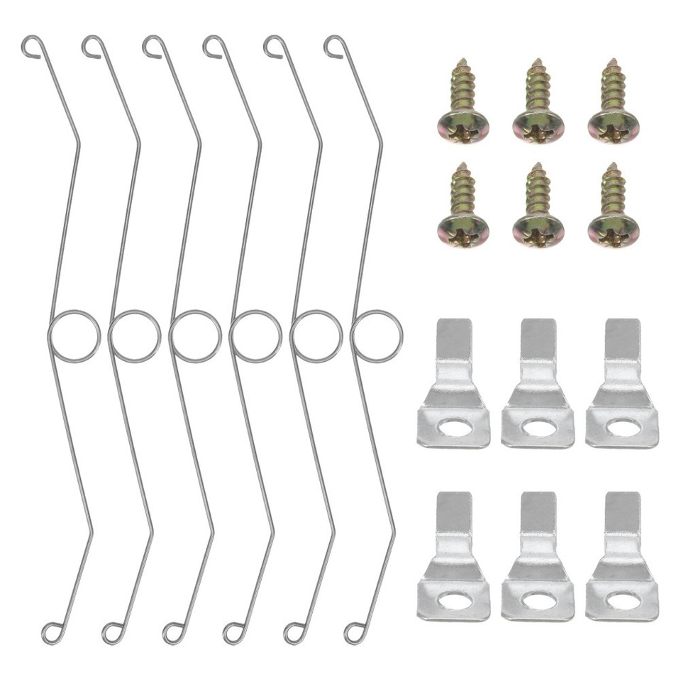 6 Set Ventilation Fan Spring Hvac Cover Clip Bathroom Exhaust Parts ...