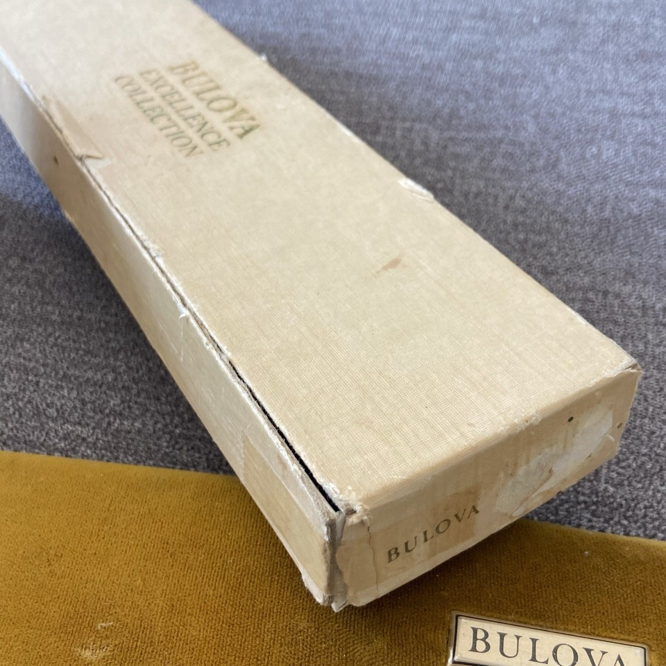 Vintage Bulova Watch Presentation Box ~ Lot of 3 ~ Ultime Excellence ...
