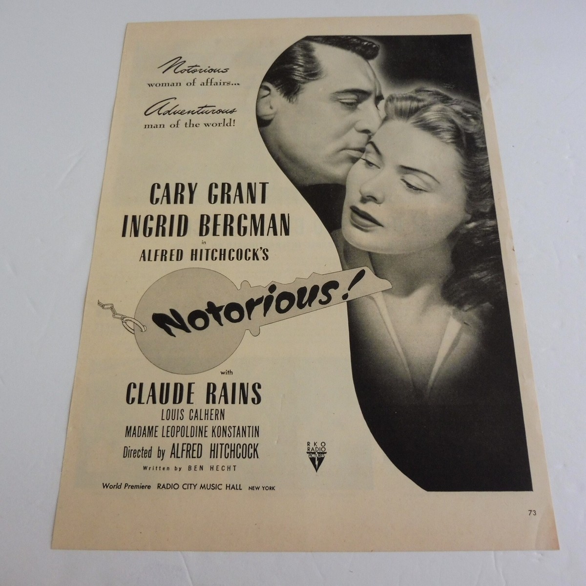 Notorious Movie 1946