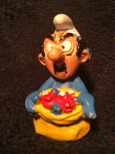 Halloween Collection "Gargamel Mask" Smurf PVC Figure (20199) from 1985 ...