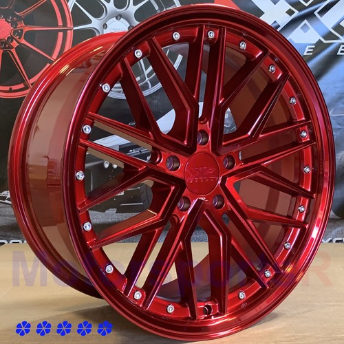XXR 571 18 x8.5 +35 5x112 Candy Red wheels 5x112 Rims Volkswagen Passet ...