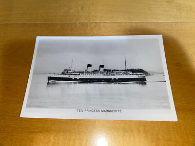 Vintage T.E.V. Princess Marguerite Ship Postcard | eBay