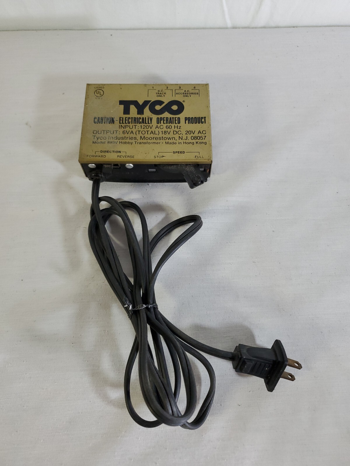 HO N Scale Tyco Model Train Hobby Transformer 899V 6VA 18V DC | eBay
