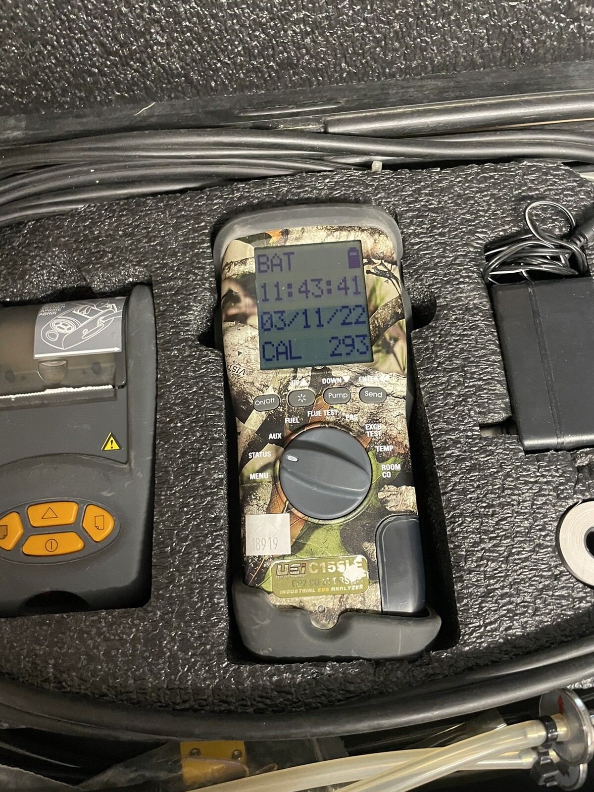 UEi C155 Eagle Combustion Industrial EOS C02 Analyzer Kit with Printer ...