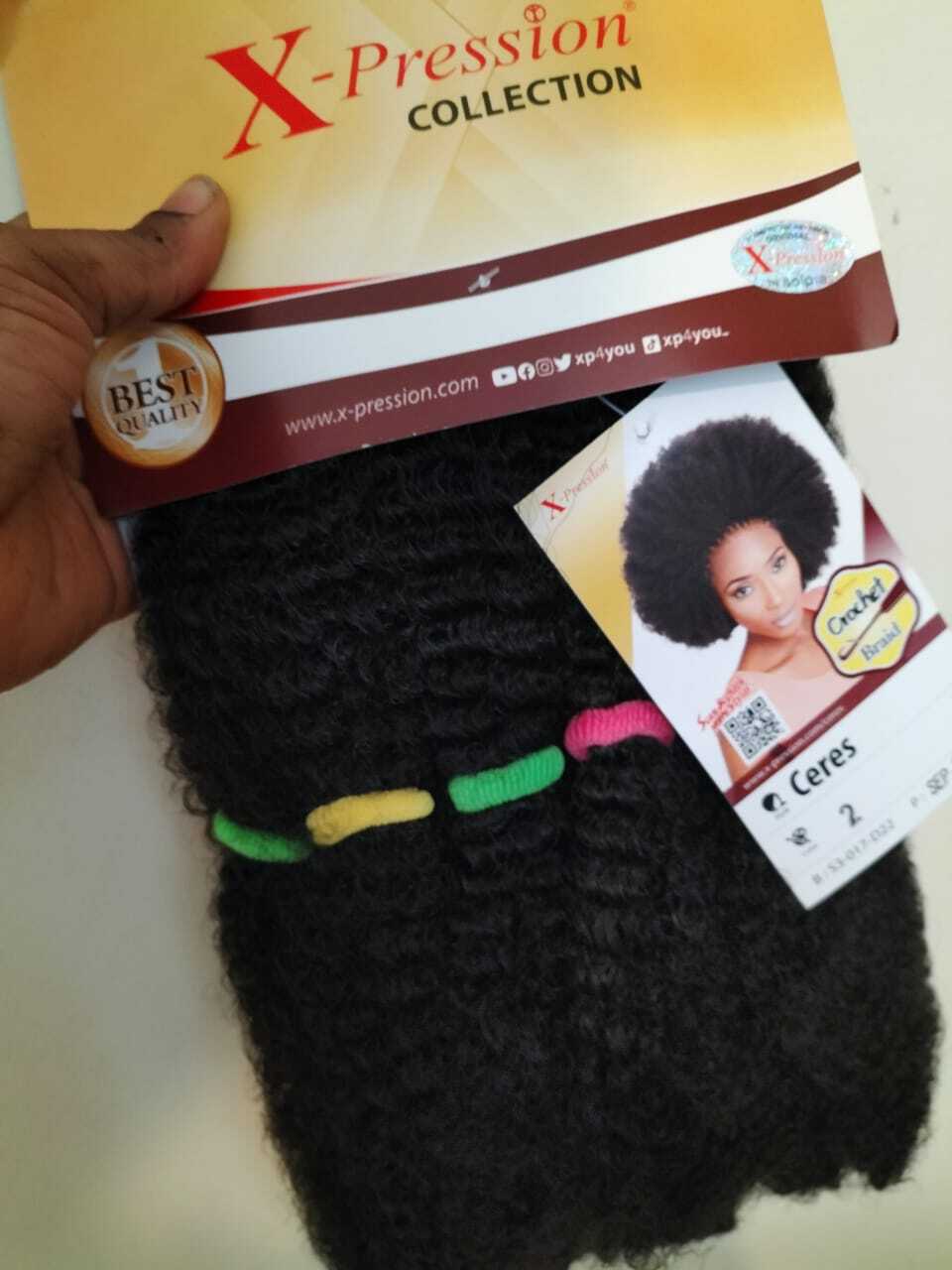 Expression Cere Xpression Ceres Afro Marley Kinky Crochet Hair ...