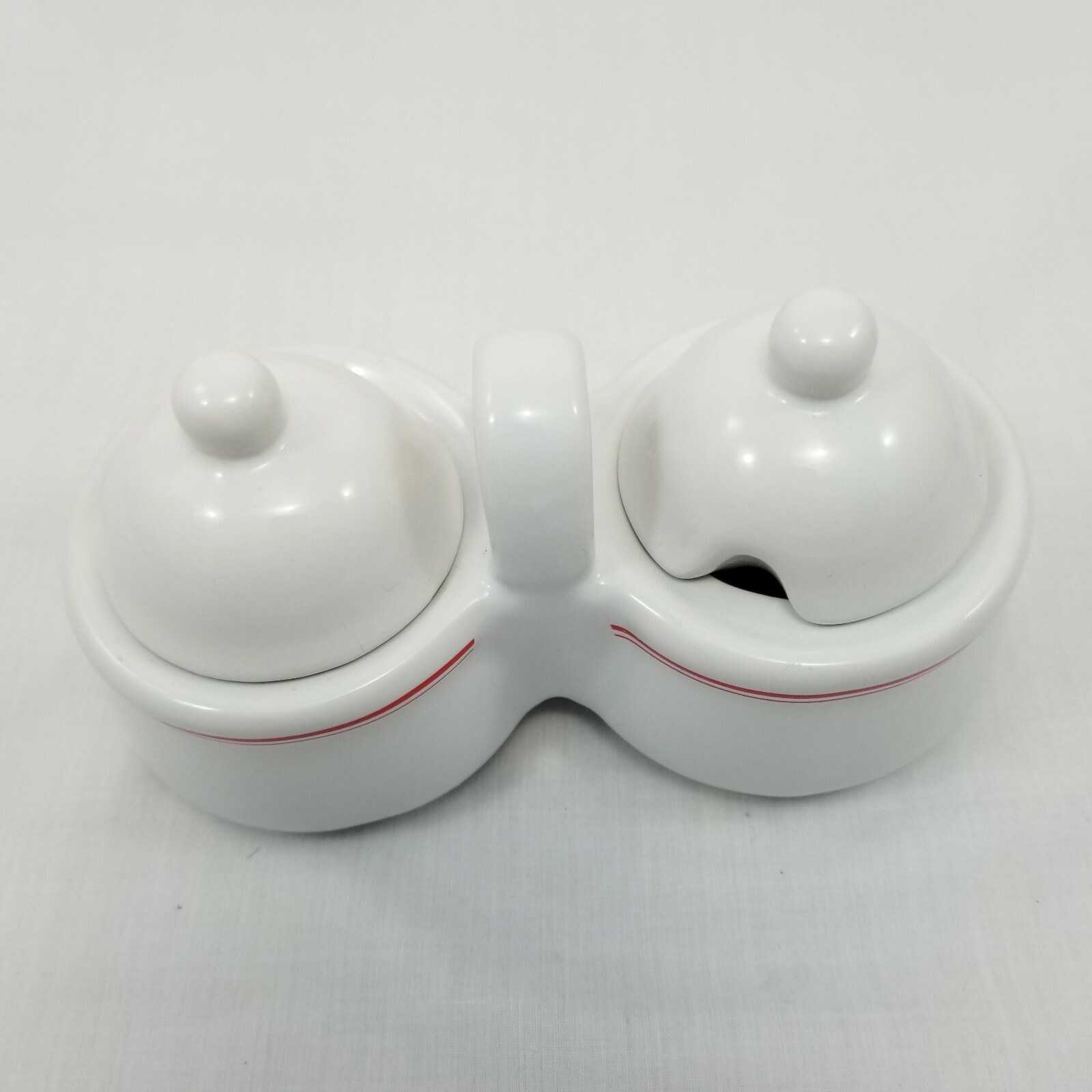 Vintage Smuckers Jam Jelly Double Condiment Jar w/ Lids JM Smucker ...