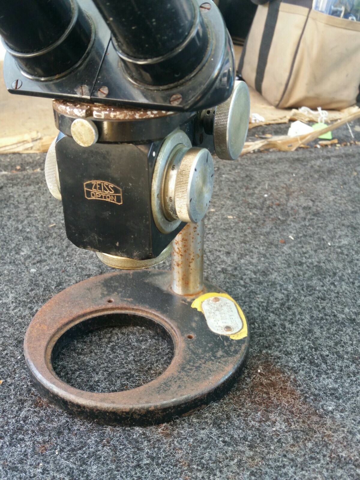 Carl Zeiss Antique Microscope This item is a stereoscopic zoom ...