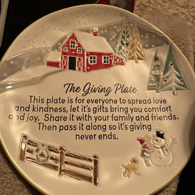 The Giving Plate Spectrum Designz Christmas New | eBay