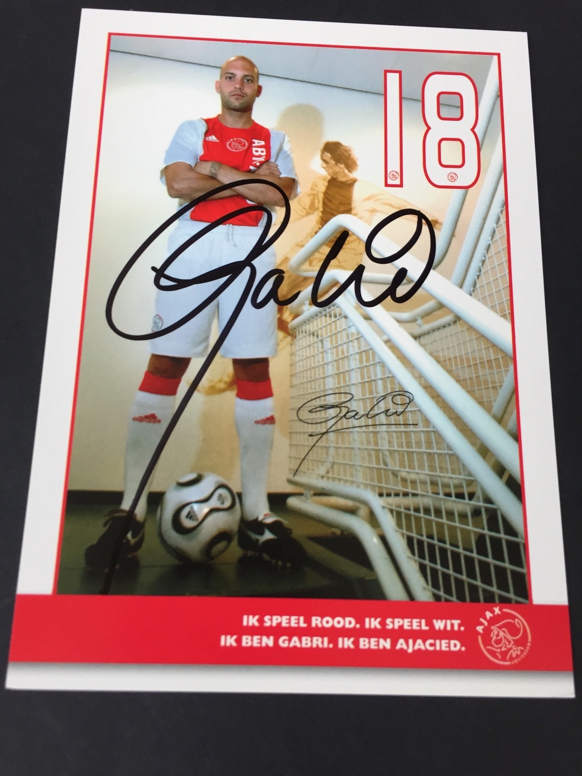 BEN GABRI Ajax Amsterdam 2006-07 signed Autogrammkarte 10 x 15 | eBay.de