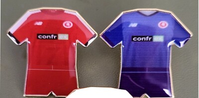 Welling Utd Home and away Kit 2024-25 Season Pin Badges | eBay UK