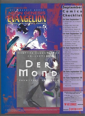 Neon Genesis Evangelion Viz Comics Trade Print Magazine Ad Manga ADVERT ...
