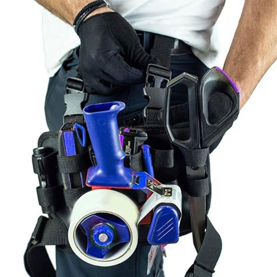 Tool Bag With Belt Clip Leg Tool Pouch for Electricians Organizer with ...