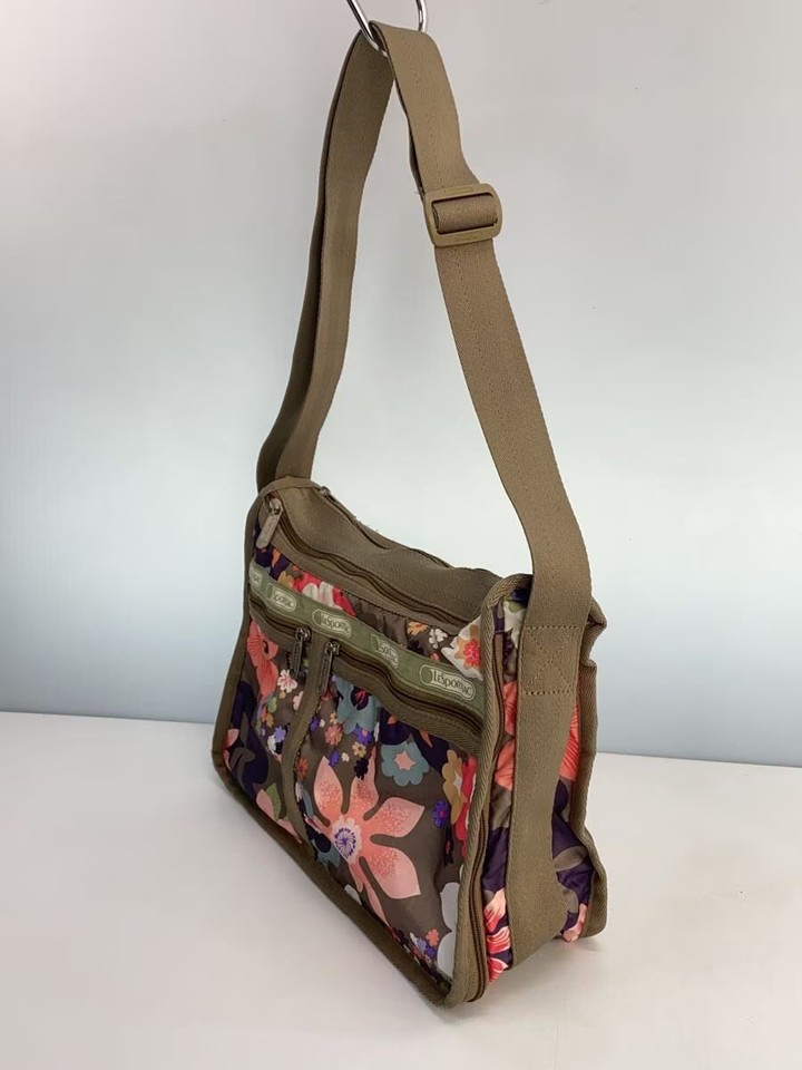 LESPORTSAC Polyester Shoulder Bag KHK Floral Print IC1 | eBay