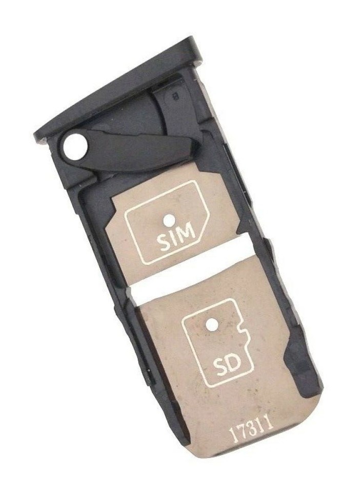 1Pc Black Mobile Micro SD SIM Card Tray Holder For Motorola Moto Z ...