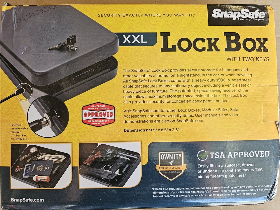 SnapSafe 75220 Lock Box- Key Lock | eBay