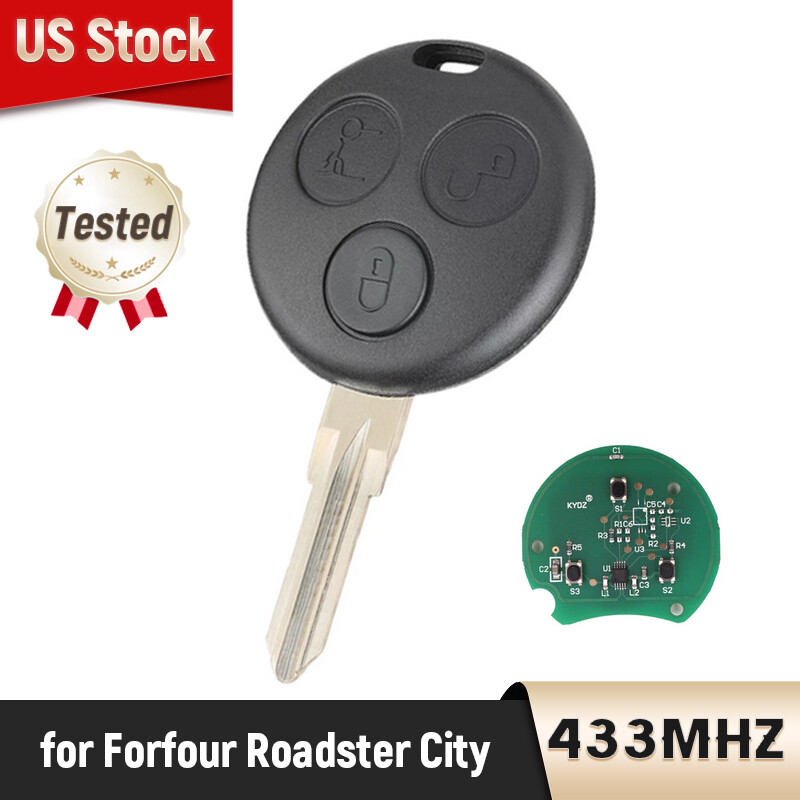 Remote Car Key for Mercedes-Benz Smart Fortwo 1998-2006 Forfour ...