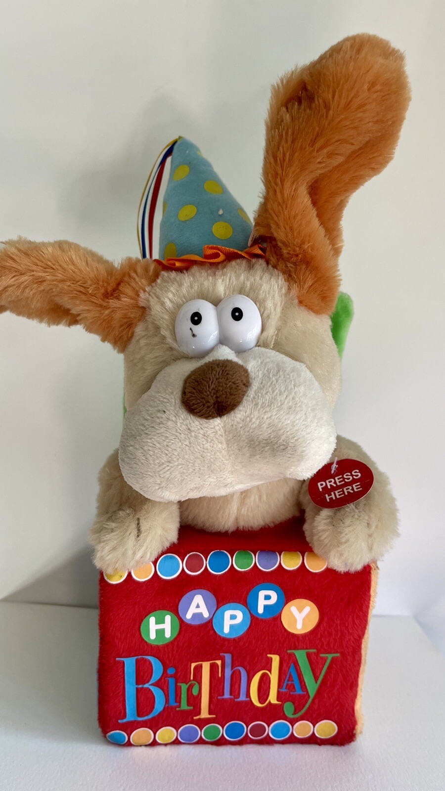 Cuddle Barn Flappy Animated Plush Dog Singing Happy Birthday By Beatles ...