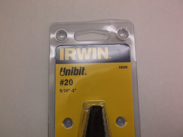 IRWIN 10220 Unibit 6 In. L High Speed Steel Step Drill Bit 1 Pc. for ...