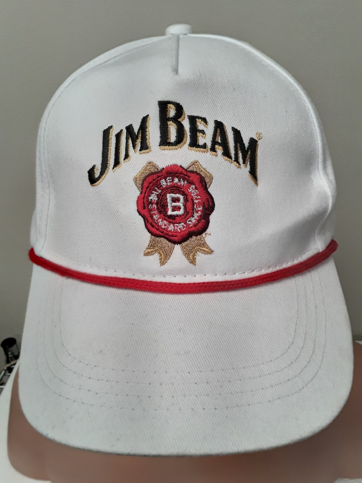 Jim Beam Rope Front Strap back Ballcap /Golf Hat Trucker Hat | eBay