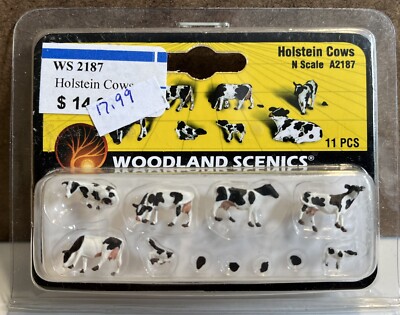 Woodland Scenic N Scale A2187 Holstein Cows | eBay