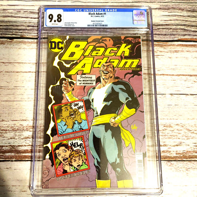 Black Adam #1 [DC Comics 2022] CGC 9.8 White Pages, 1:50 Cully Hamner ...