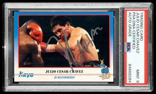 Julio Cesar Chavez Signed 1991 Kayo #216 - Autograph Graded (PSA) 9 | eBay